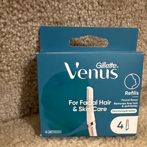 gillette | Bath & Body | Gillette Venus Facial Razor Refills Teal ...